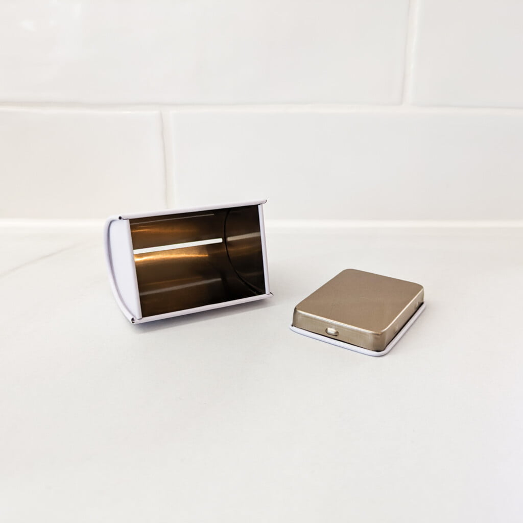 Razor Blade Disposal Tin - Clear Confidence