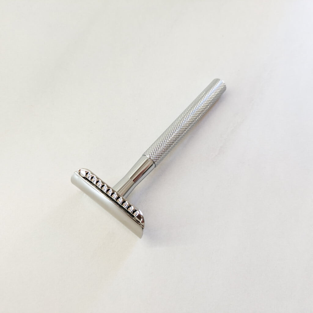 Plastic-Free Safety Razor - Chrome - Clear Confidence